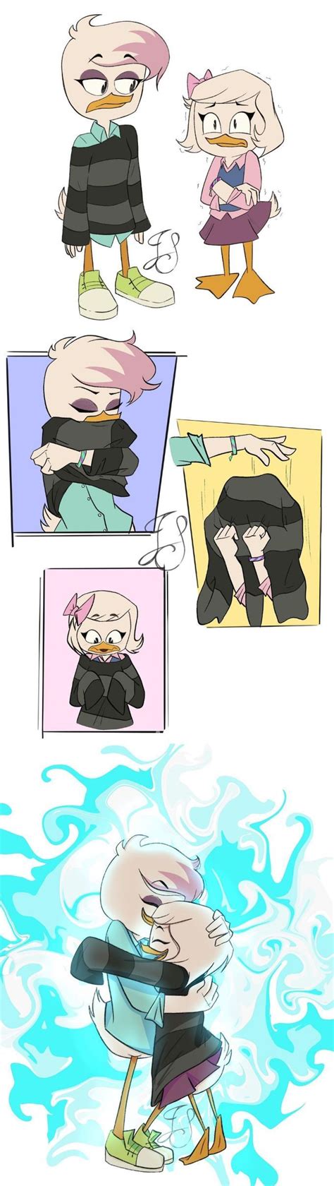 Lena And Webby Duck Tales Fan Comic Webby