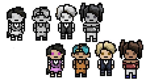Danganronpa Pixel Sprite Base Sailor Oc Pixel Art Maker Images And Photos Finder