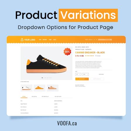 Ecommerce Variations For Variable Products WooCommerce