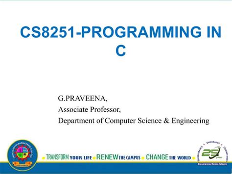 Cs8251 Unit 1 Ppt Ppt