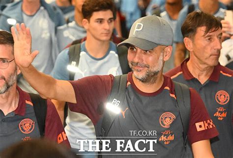 Epl 명문 구단 맨시티 아시아 투어 위해 47년 만에 방한 Tf사진관 포토 기사 더팩트