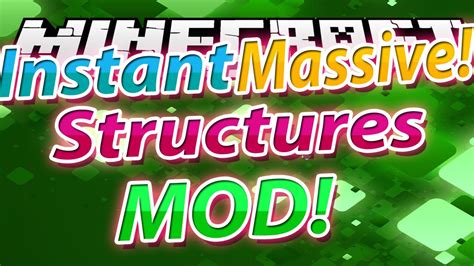 Minecraft Mod Showcase Instant Massive Structures Mod 1 7 2 Youtube
