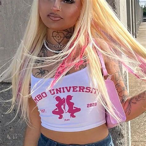 Bimbo University Crop Top Miami Teeny Weeny Bikini