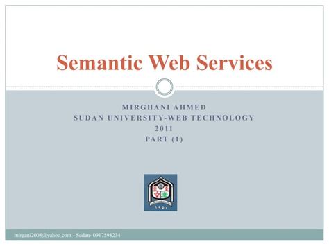 Semantic Web Services Ppt