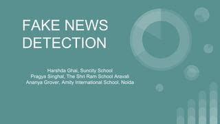Fake News Detection Project PPTX Technology Computing