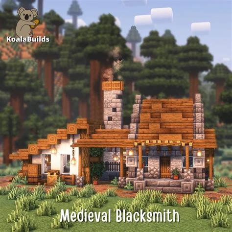 Medieval Blacksmith House In Minecraft