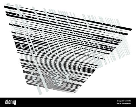 Grid Mesh With Dynamic Lines Intersecting Stripes Irregular Grating Lattice Texture