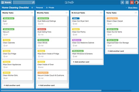 How I Organize My Entire Life Using Trello The Basic Housewife Digital Organization
