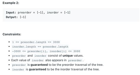 Solved Given Two Integer Arrays Preorder And Inorder Where