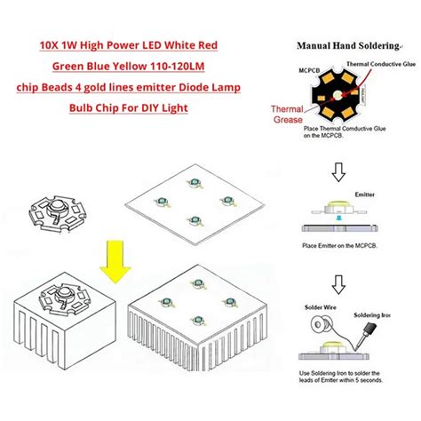 고출력 Led 칩 램프 전구