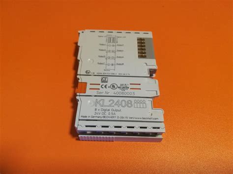 8 Channel Digital Output Terminal 24 V DC 0 5 A Total Current 3 A 29 90