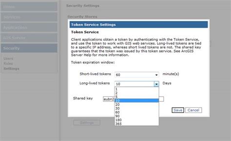 How To Increase The Token Timeout From 10 Days Esri Community
