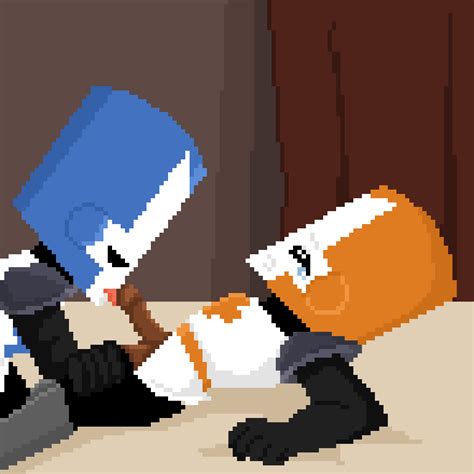 Rule 34 Animated Blowjob Blue Knight Castle Crashers  Indoors Male