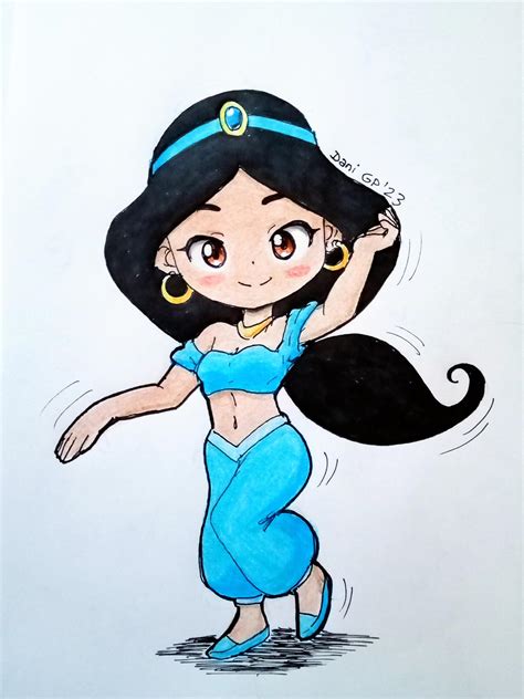 Princess Jasmine Dancing By Danikarmann On Deviantart