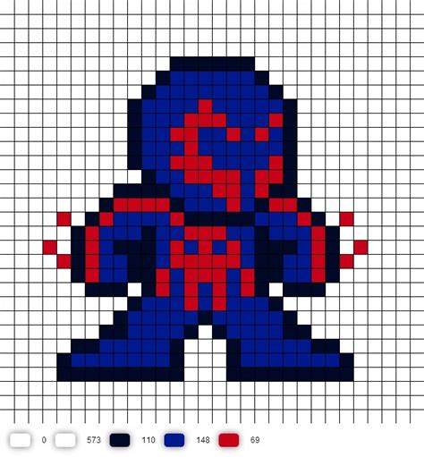 Spider Man 2099 Perler Bead Pattern Spiderman Perler Bead Patterns