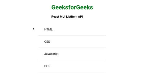 反应 Mui 列表项 Api 码农参考