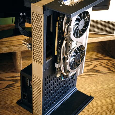 3d Printable Mini Itx Open Frame Desktop Pc Case By S S