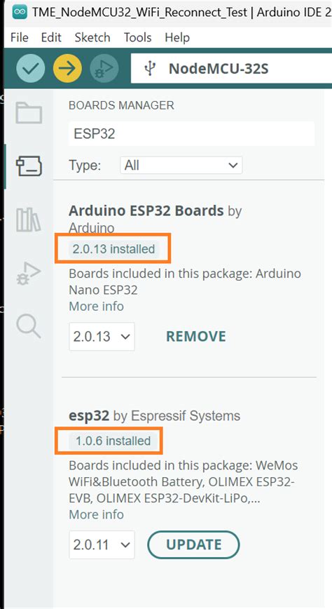 ESP What Board Package Is Used IDE X Arduino Forum