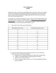 Lab 5 Assignment Docx Lab 5 Assignment Graphs Instructions Place Your Answers And Graphs