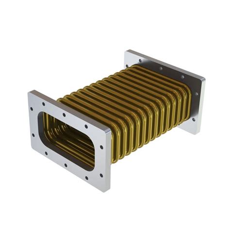 12 Semi Flexible Wr1500 R6 Waveguide Straight Section On Microwave