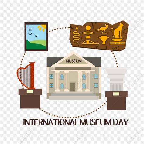 고대 역사 일러스트 전시회 국제 박물관의 날 전 세계 미술 Png 일러스트 무료 다운로드 Lovepik