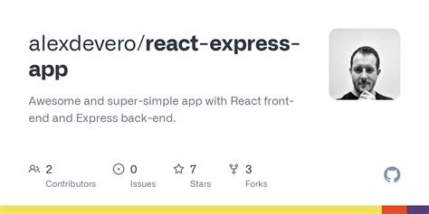 Github Alexdeveroreact Express App Awesome And Super Simple App With React Front End And