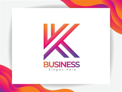 Premium Modern Company Letter K Logo Template Design Creative Digital