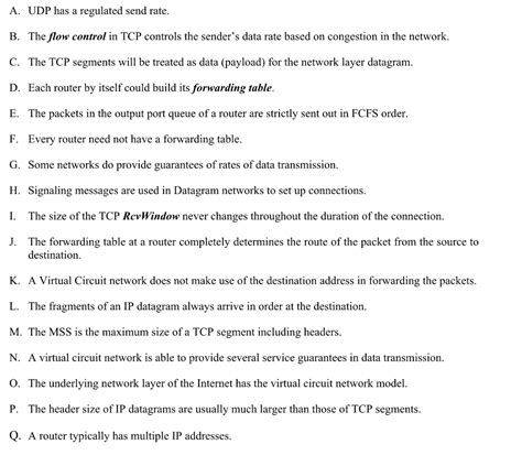 Solved A Udp Has A Regulated Send Rate B The Flow