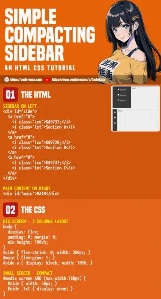 Simple Responsive Sidebar Designs In Html Css