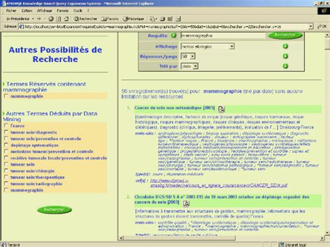 Interface Of Query Expansion Using Association Rules Download Scientific Diagram