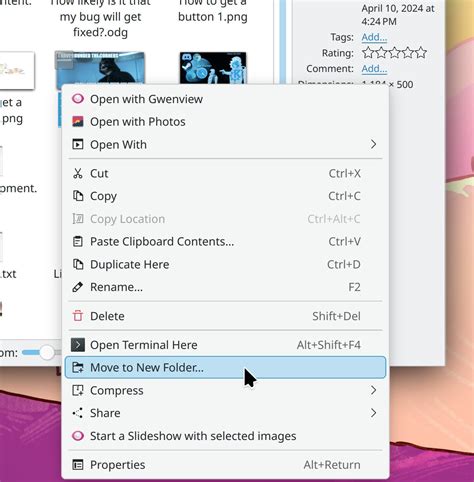Dolphin Doesnt Create Folder From Selected Files Help Kde Discuss
