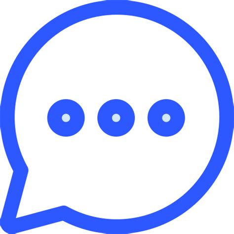 Chat Generic Blue Icon