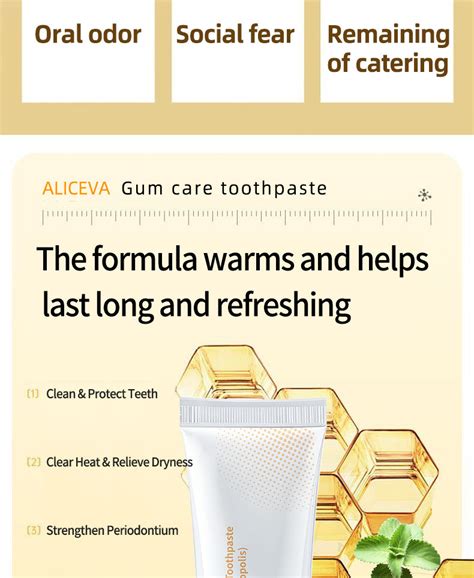 Aliceva Gums Care Toothpaste Natural Propolis Whitening And Stain