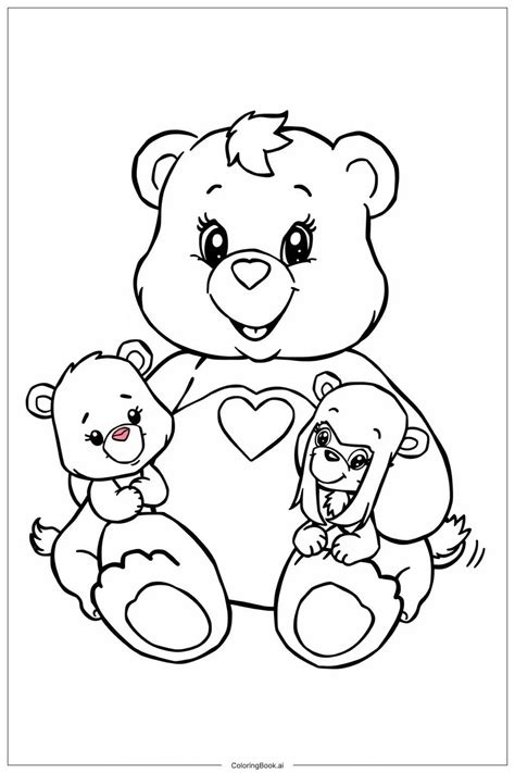 Bear Friends Coloring Pages
