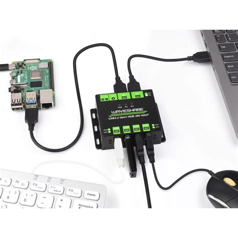 Industrial Grade USB HUB Extending 4x USB 3 2 Ports Switchable Dual Hosts Multi Protections
