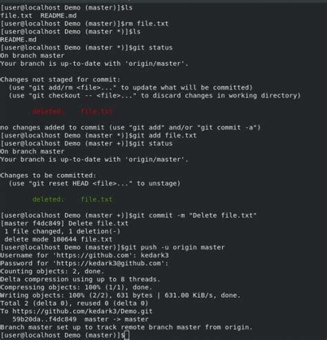 how to clone modify add and delete files in git