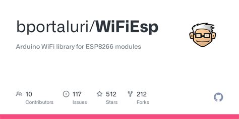 GitHub Bportaluri WiFiEsp Arduino WiFi Library For ESP8266 Modules