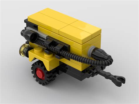 Lego Moc Atlas Copco Portable Compressor City Scale By Christov