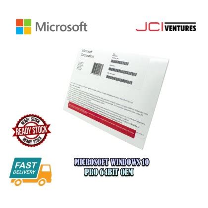 Microsoft Windows Pro Bit Oem