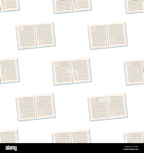 Seamless Pattern Book Notes Notebook Library Vector Illustration Seamless Pattern Book Notes Notebook Library Vector Illustration