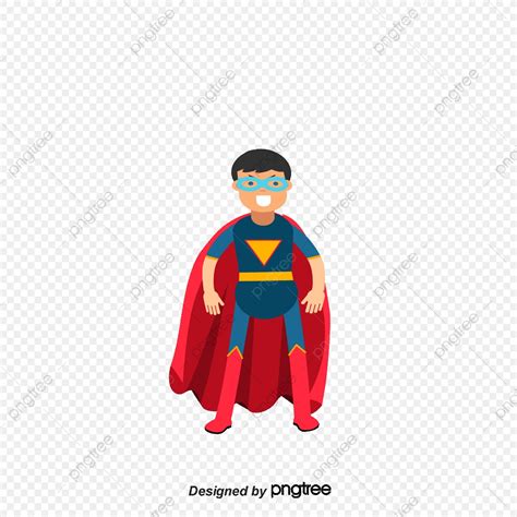 Superhero Dad Vector Illustration Vector Graphics Vector Vector