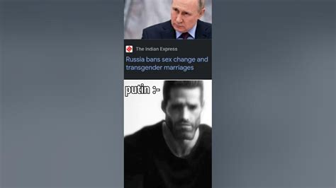 Gigachad Putin Edit 🔥 Vladimir Putin Edit Memes Lgbtq Ban
