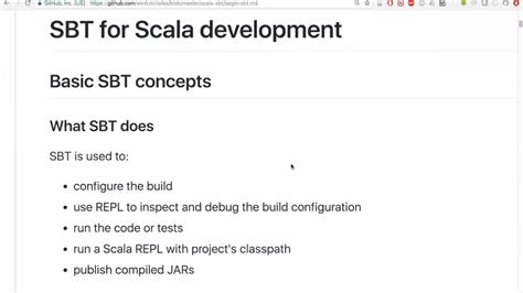 Beginning Sbt For Scala Development Youtube