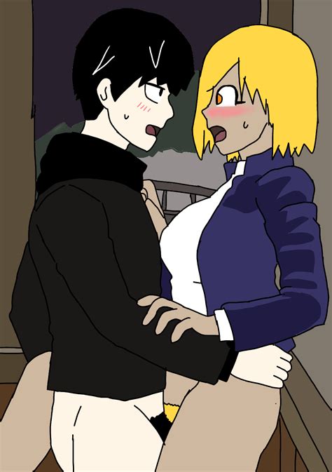 Rule 34 Blonde Hair Blush Carrying Gyaru Komi San Wa Komyushou Desu Manbagi Rumiko Short Hair