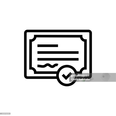 Checkmark Validation And Refusal Line Icon Endorsing Reject Group Of