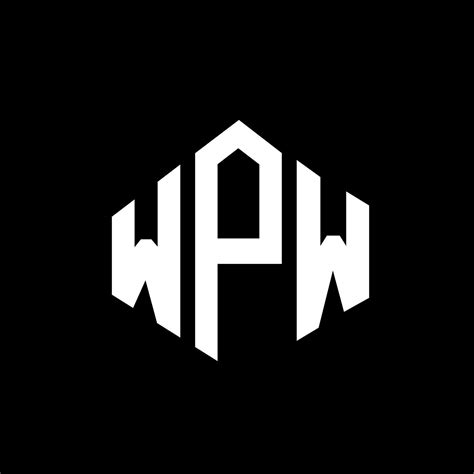 Wpw Letter Logo Design With Polygon Shape Wpw Polygon And Cube Shape Logo Design Wpw Hexagon