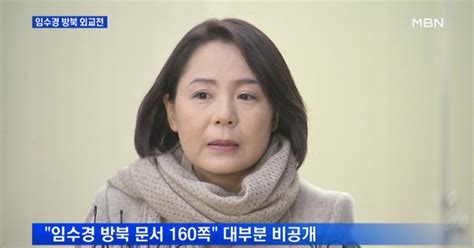 북한 임수경 방북 비난 외교전160쪽 비공개 논란