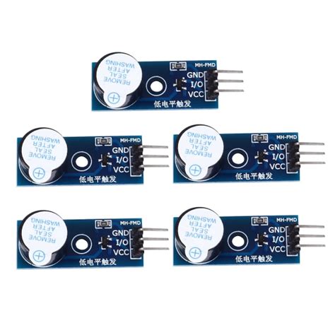 5 stk active buzzer module low level trigger buzzer kontrolpanel dc 3 3