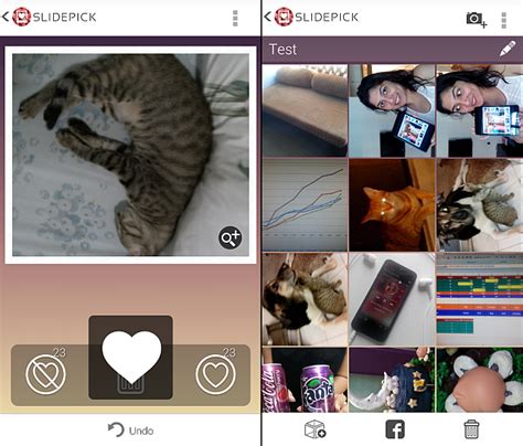 sort mobile photos the easy way swipe right to keep left to delete