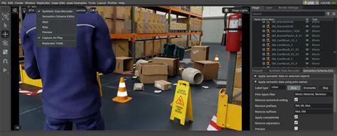 Isaac Replicator Menu — Isaac Sim Documentation